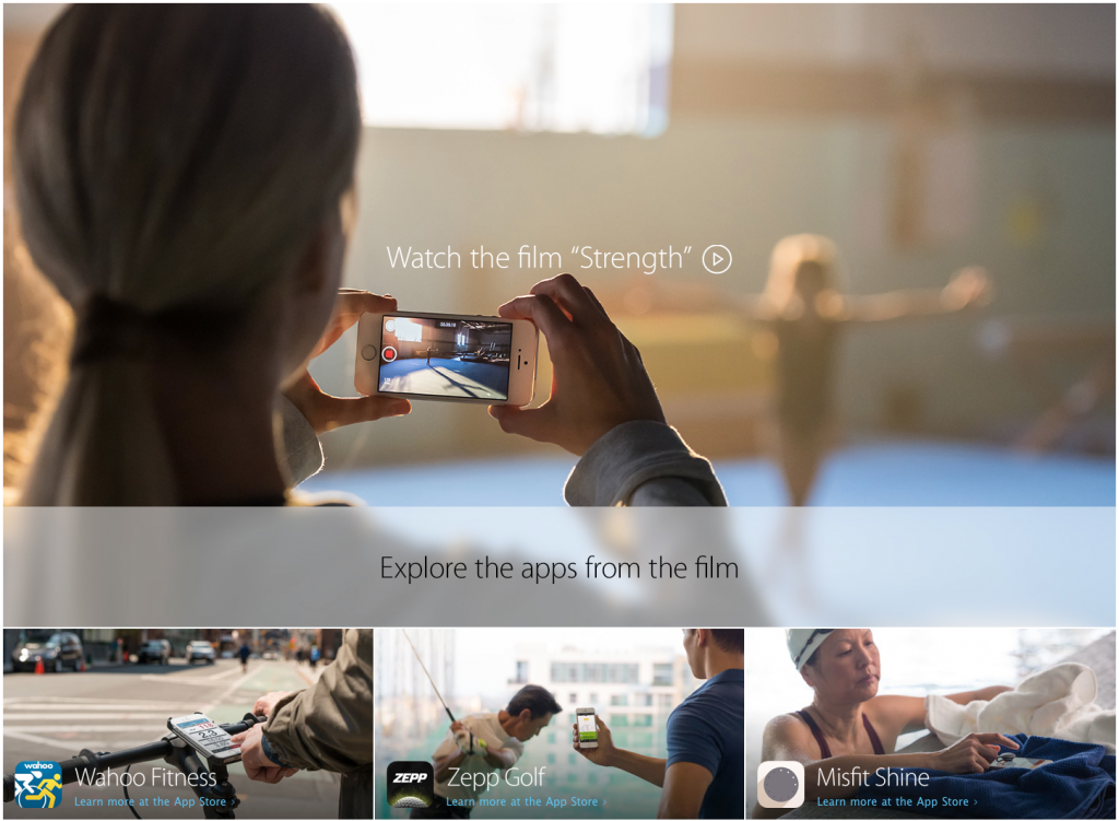 「iPhone 5s」フィットネステーマの最新CMに弊社取り扱い製品が多数登場！ – FOCALPOINT DIRECT